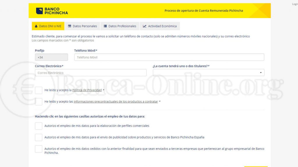 Banco Pichincha - Banca Online