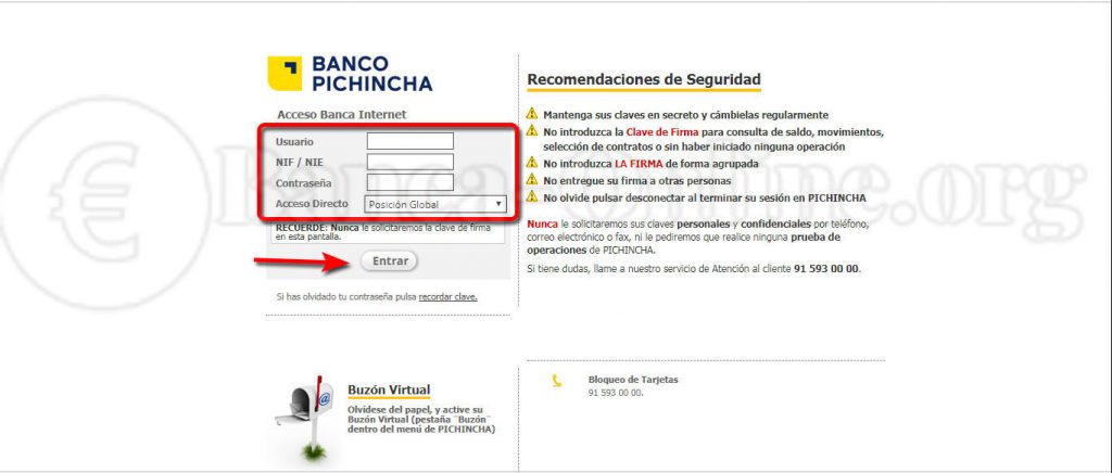 Banco Pichincha - Banca Online